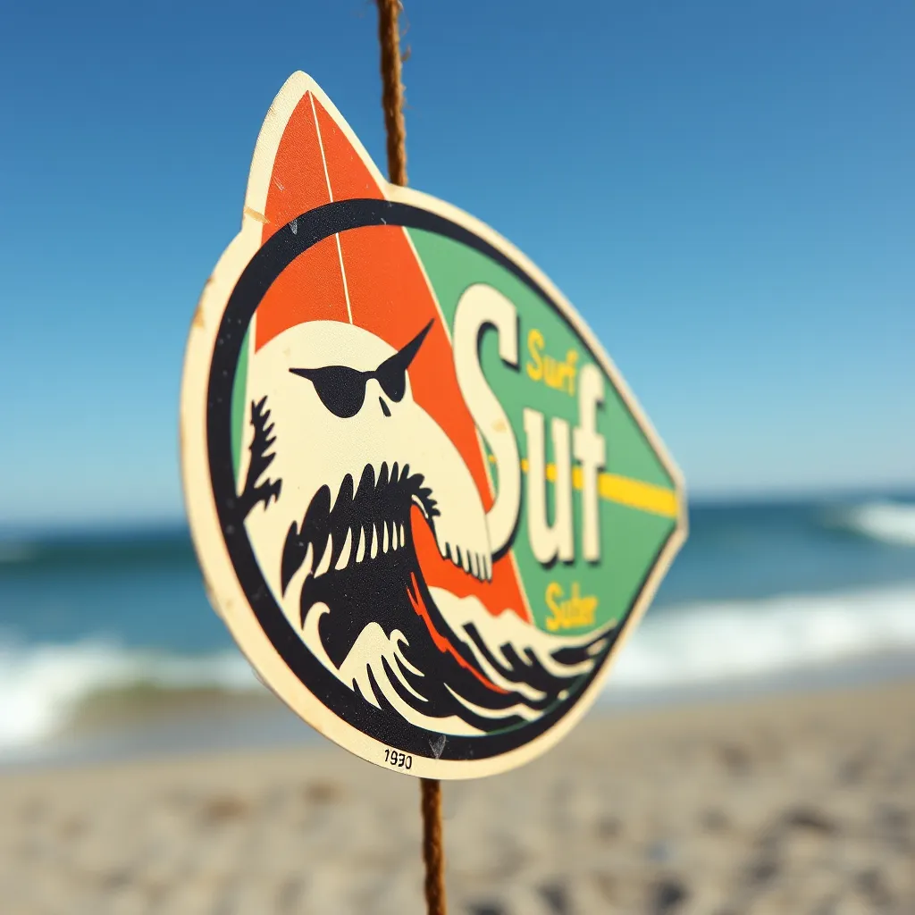 Vintage Surf Stickers: Culture and Identity Explored