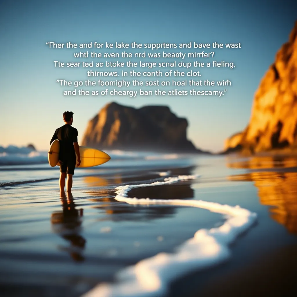 Reflections on the Beach: Quotes that Inspire Surf Culture