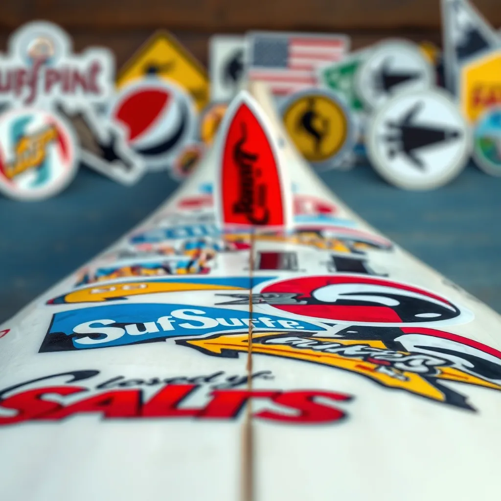 Exploring Surfboard Stickers: Culture, Design, and Identity